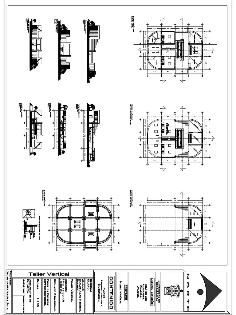 Planos Arquitectonicos Lamina PDF | PDF