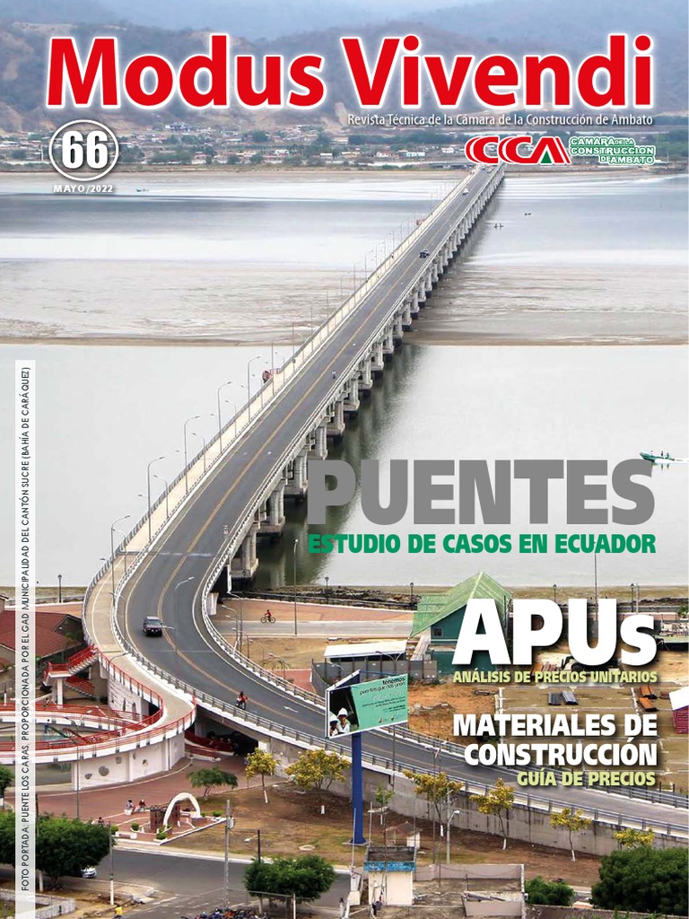 1 MODUS VIVENDI EDICIÓN 66.pdf | PDF | Viga (Estructura) | Hormigón
