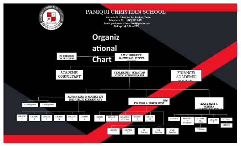 PCSI Org Chart With Details | PDF