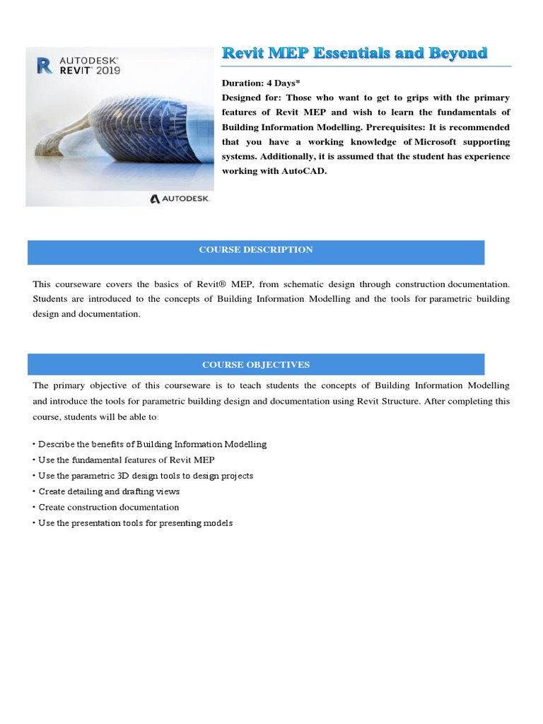 Revit MEP Essentials and beyond | PDF