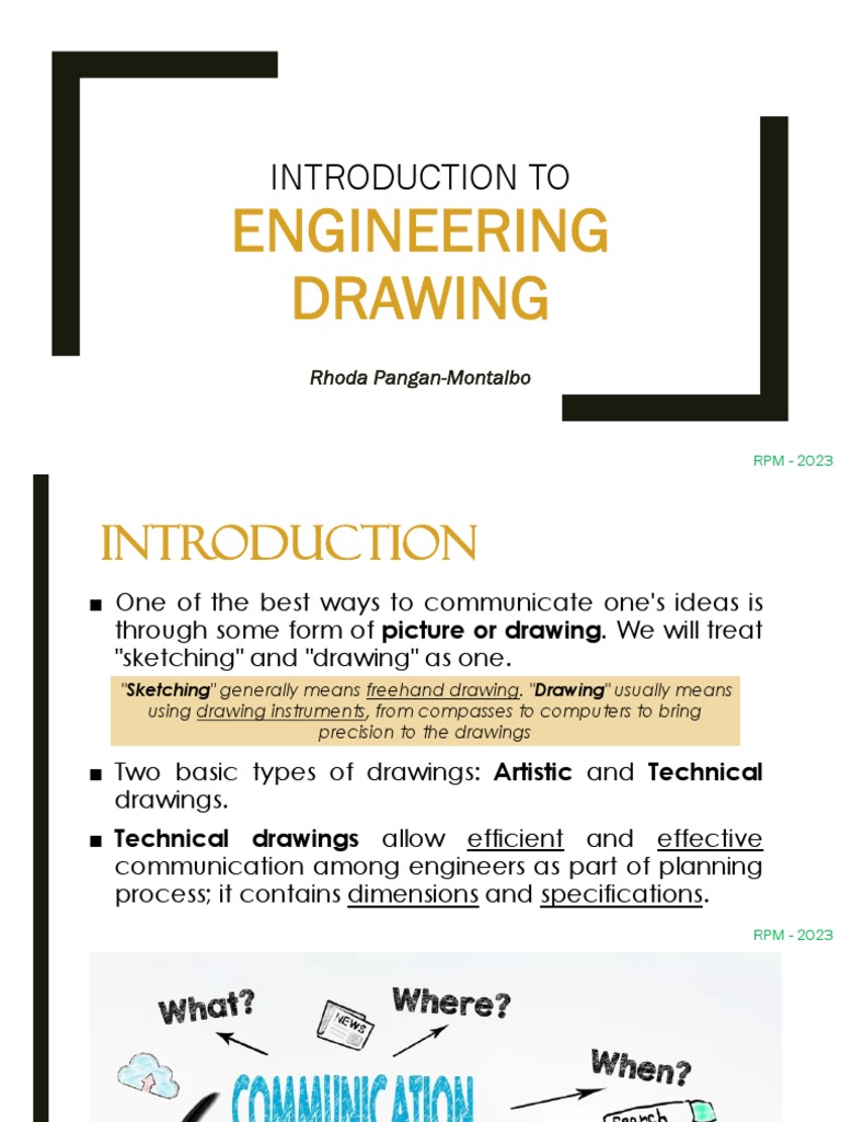 Drawing Module - 2023 - Part 1 PDF | PDF
