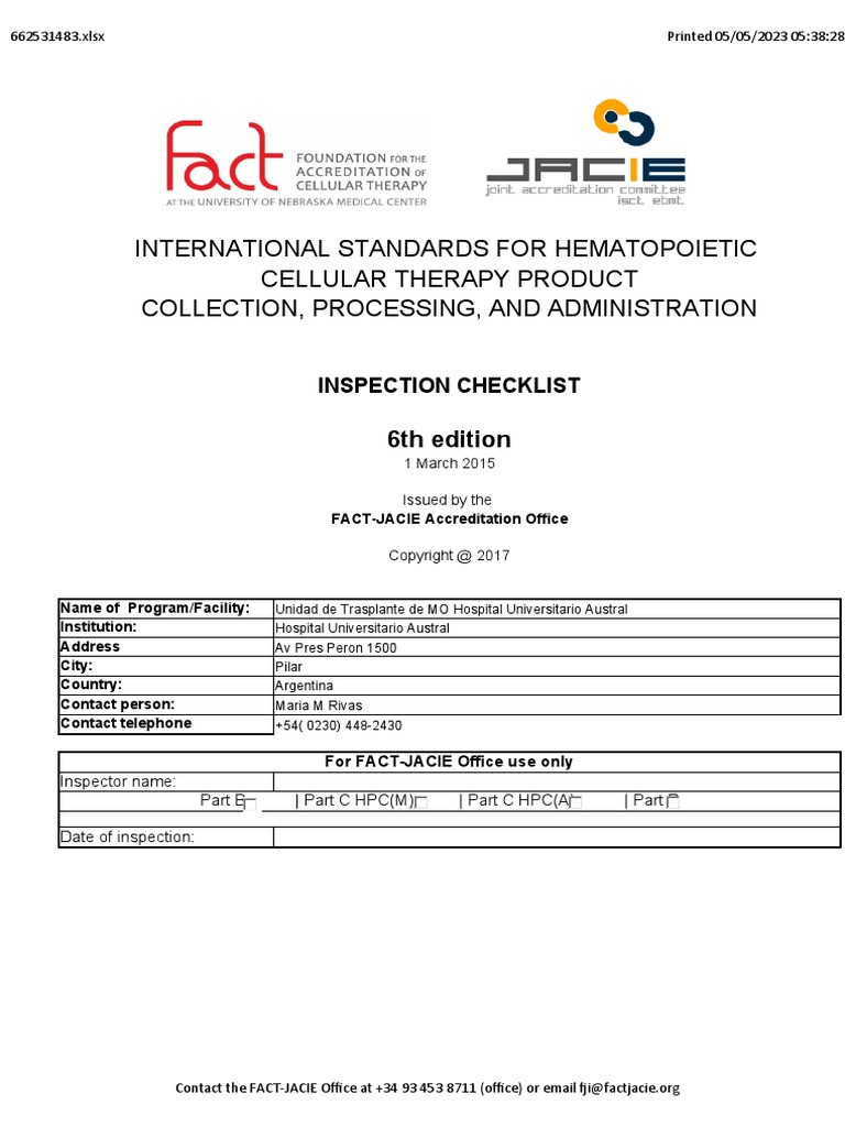 2022 StepWise V1 CH-001-09-Inspection Checklist - FJ - V0 | PDF ...