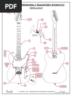 Fender Telecaster Printable Headstock Template PDF | PDF