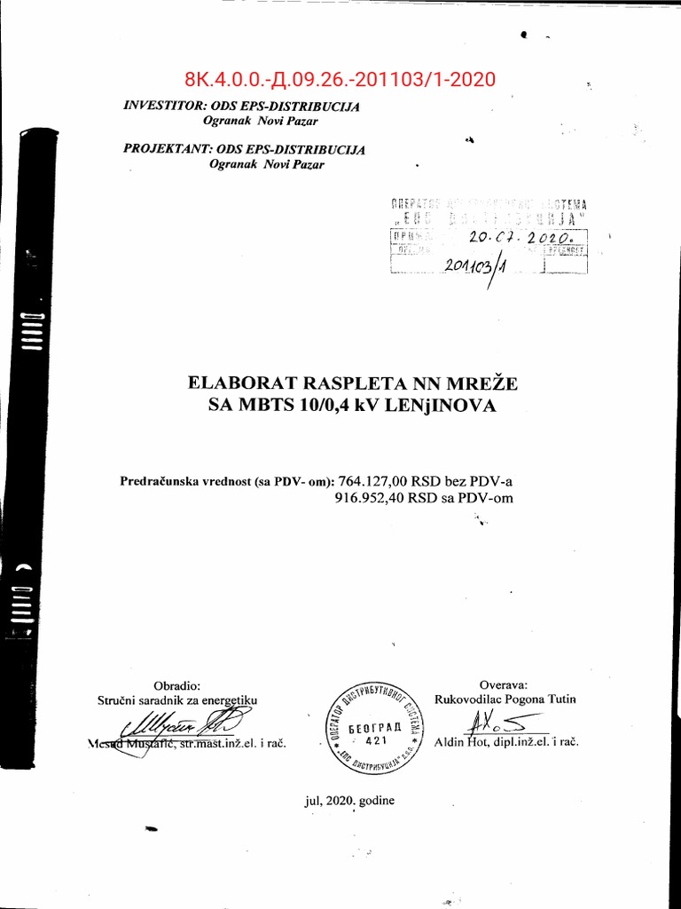 ELABORAT Lenjinova Imm PDF | PDF