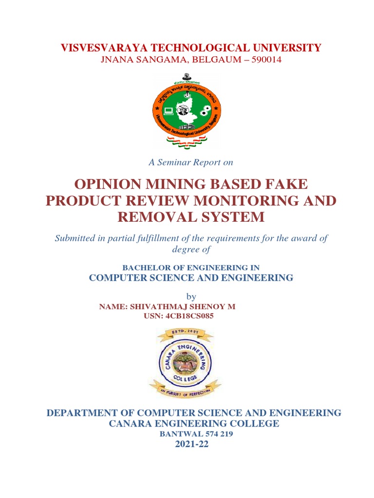 Feedback Shiv Report | PDF | Business | Computers