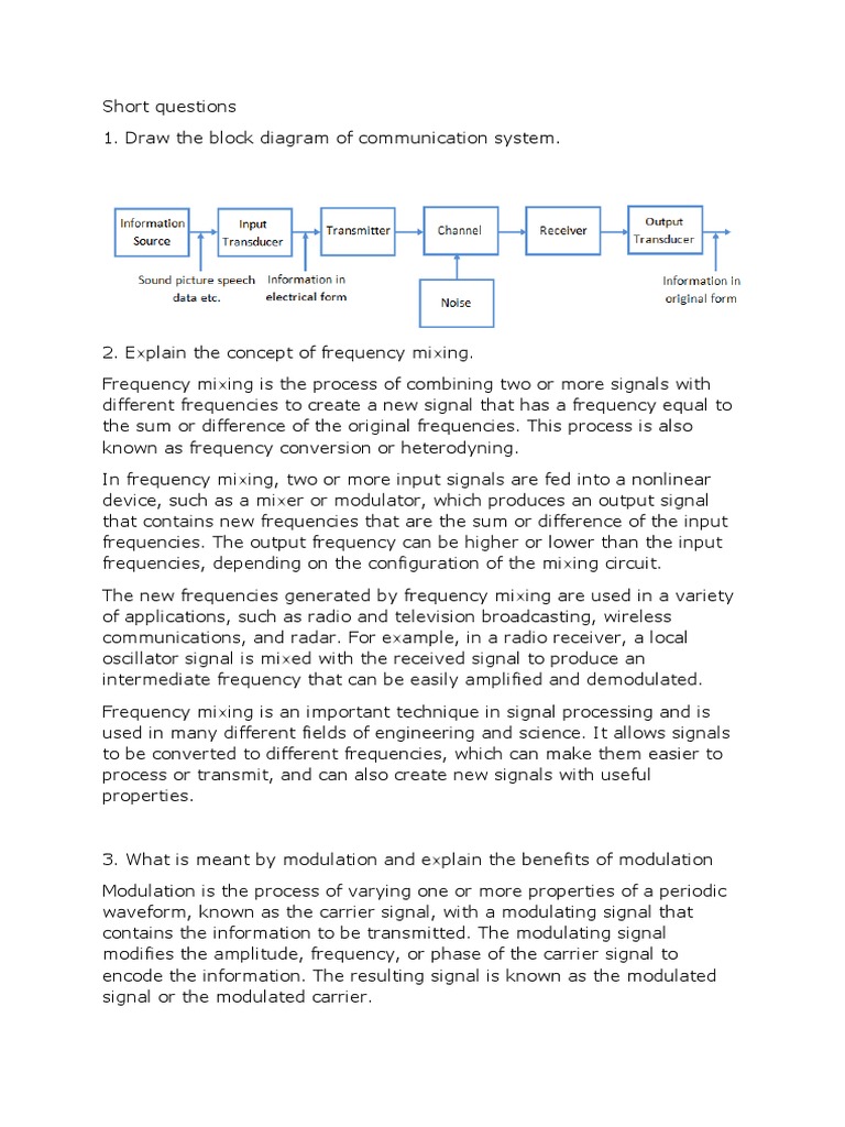 Analog Communications-1 | PDF | Computers | Technology & Engineering