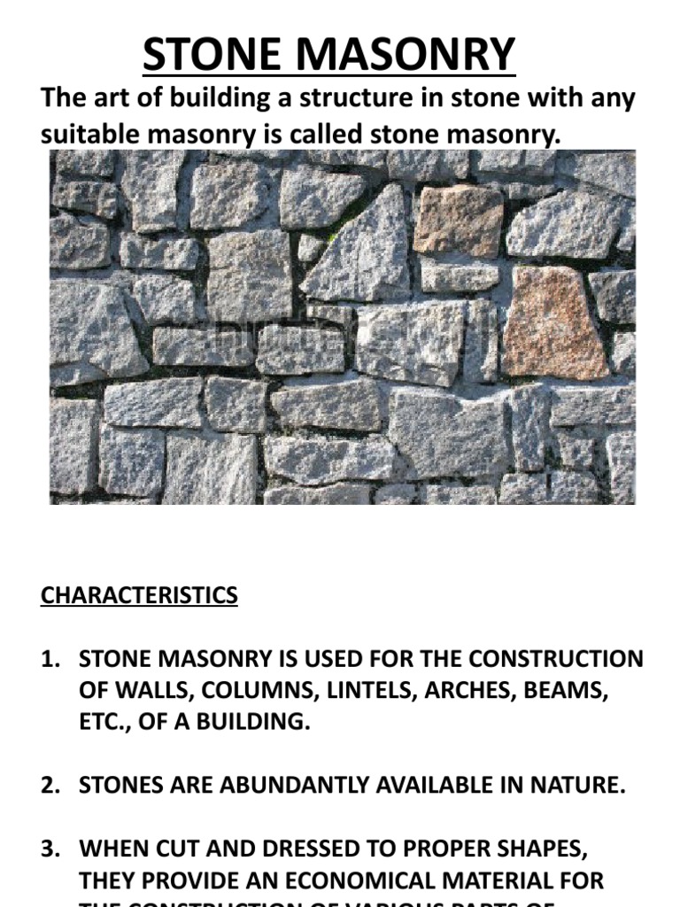 Stone Masonry | PDF | Art