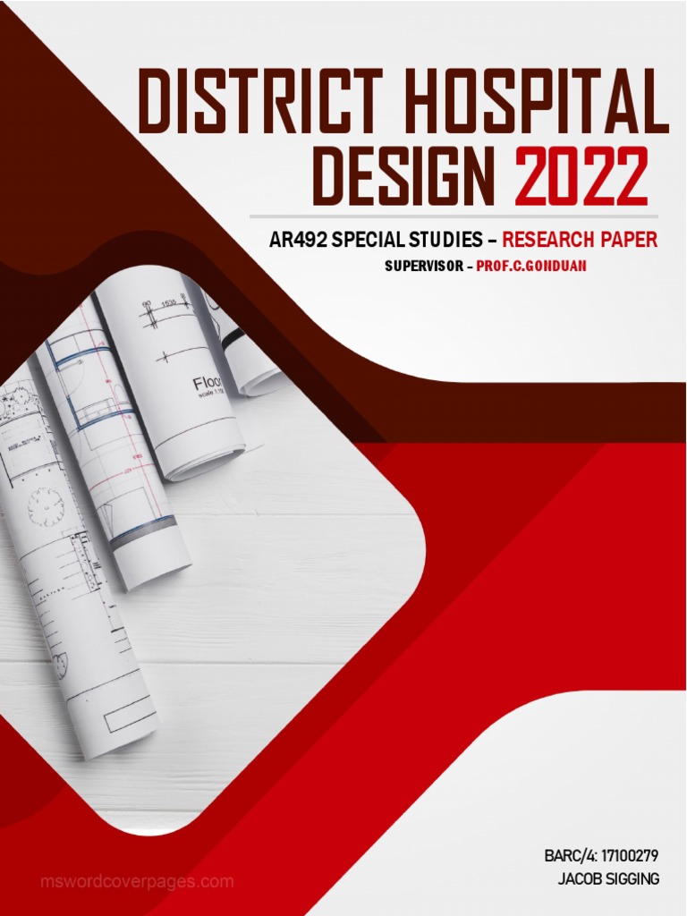 AR492 DSIP - District Hospital Design.pdf | PDF