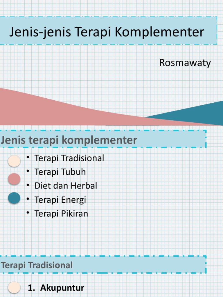 Jenis Terapi Komplementer | PDF