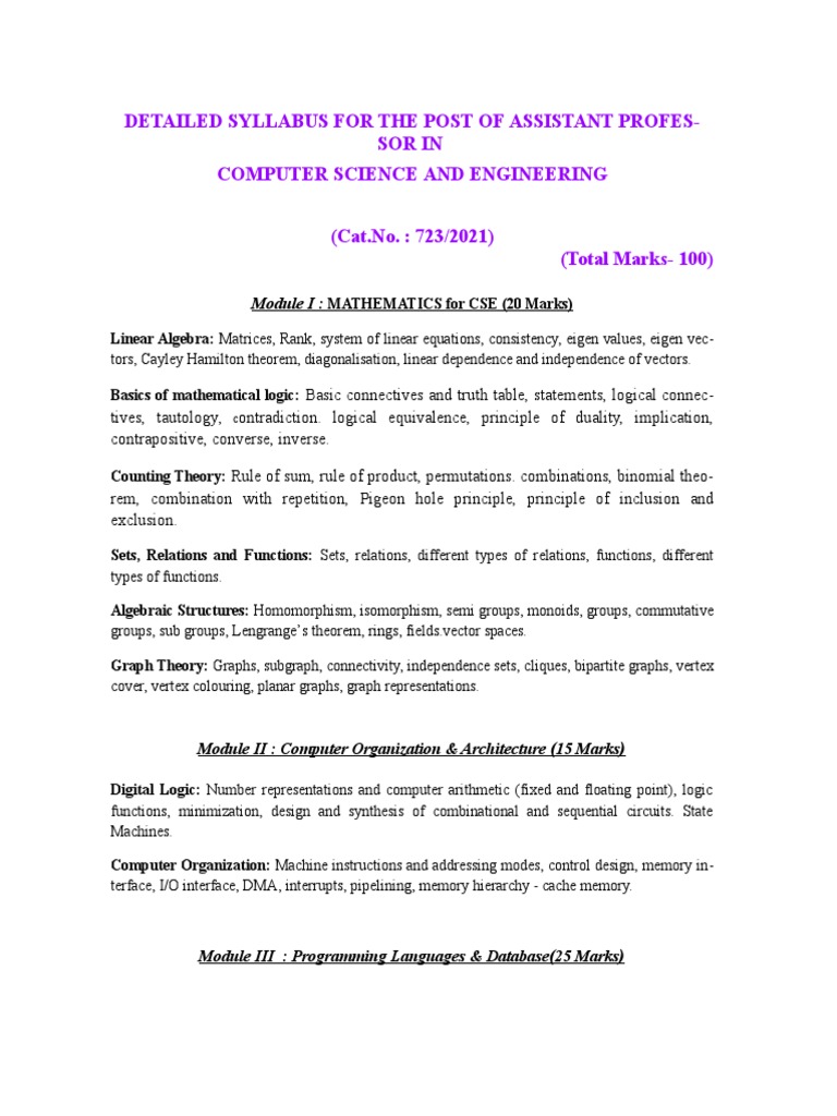 Assistant - Professor - Computer - Science - PDF | PDF