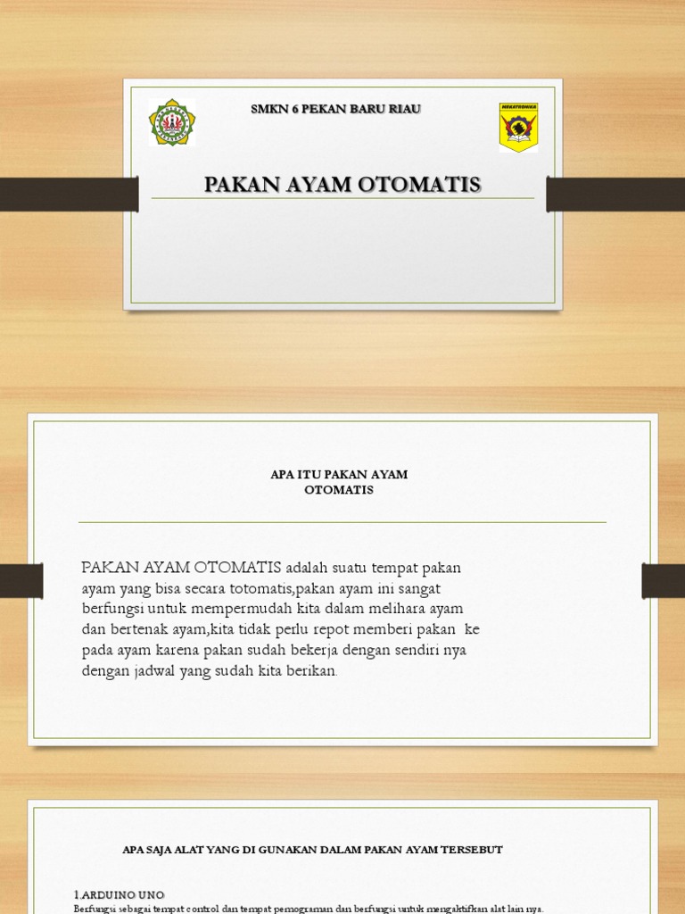 Pakan Ayam Otomatis PDF | PDF