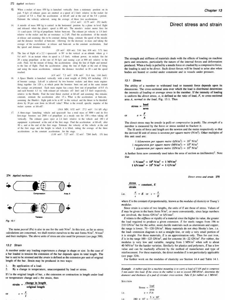 Stress and Strain.pdf | PDF