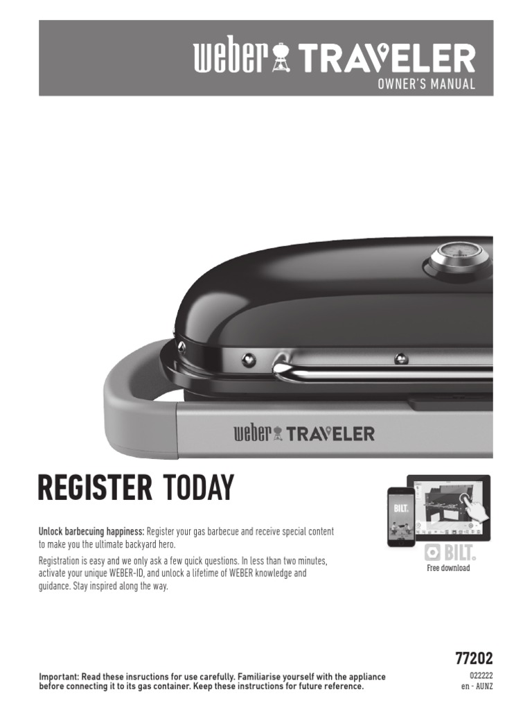 Weber Traveler | PDF