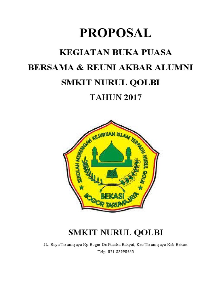 Proposal Bukber Alumni | PDF