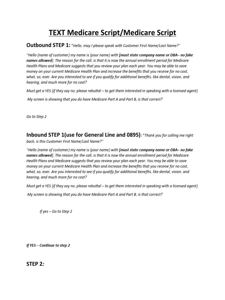 2022 AEP Tier 1 Script - Updated Oct16 | PDF | Medicare (United States ...