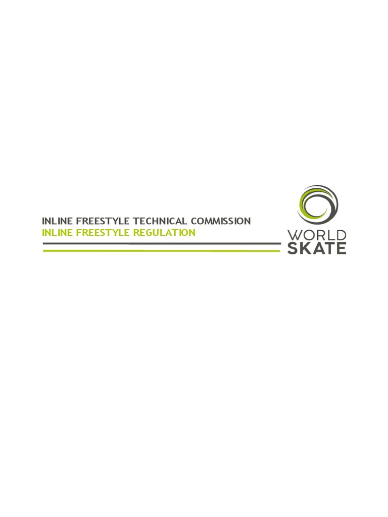 Inline Freestyle Competition Guide | PDF