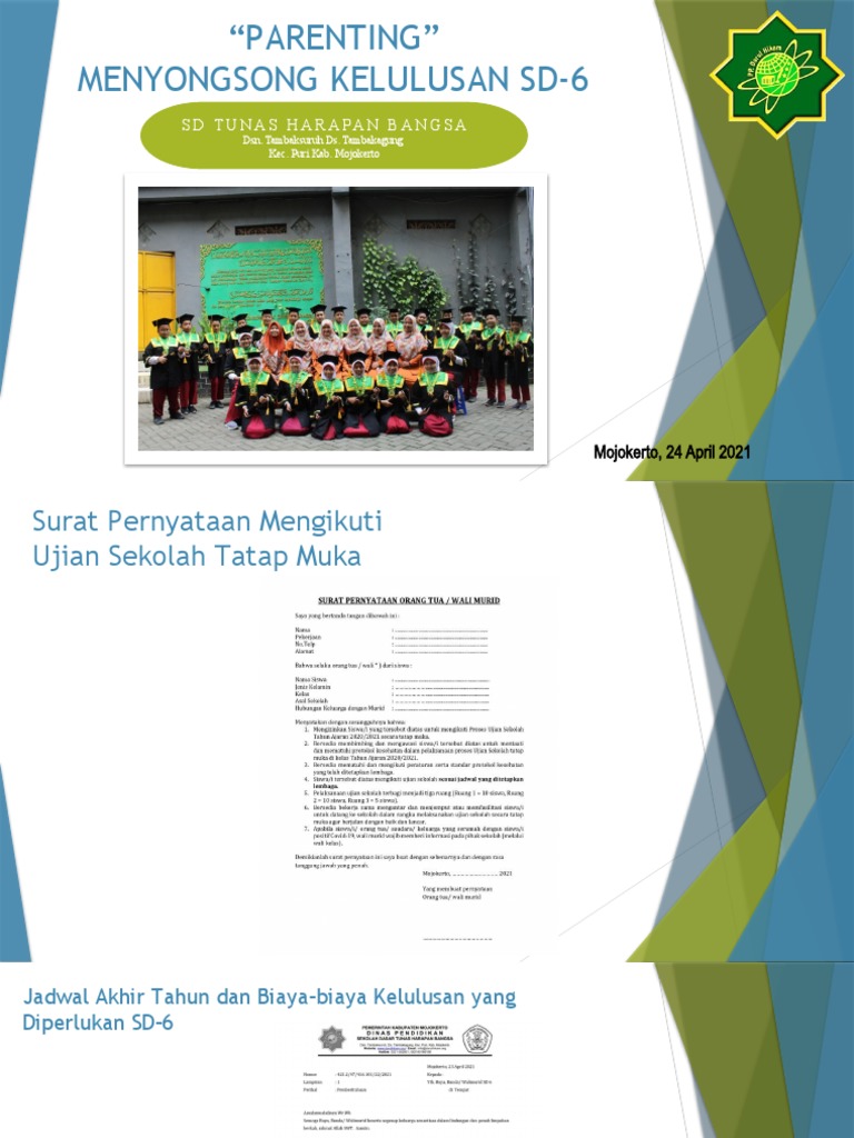 Parenting SD6 24 April 2021 Revisi Untuk PPDB 2022 | PDF