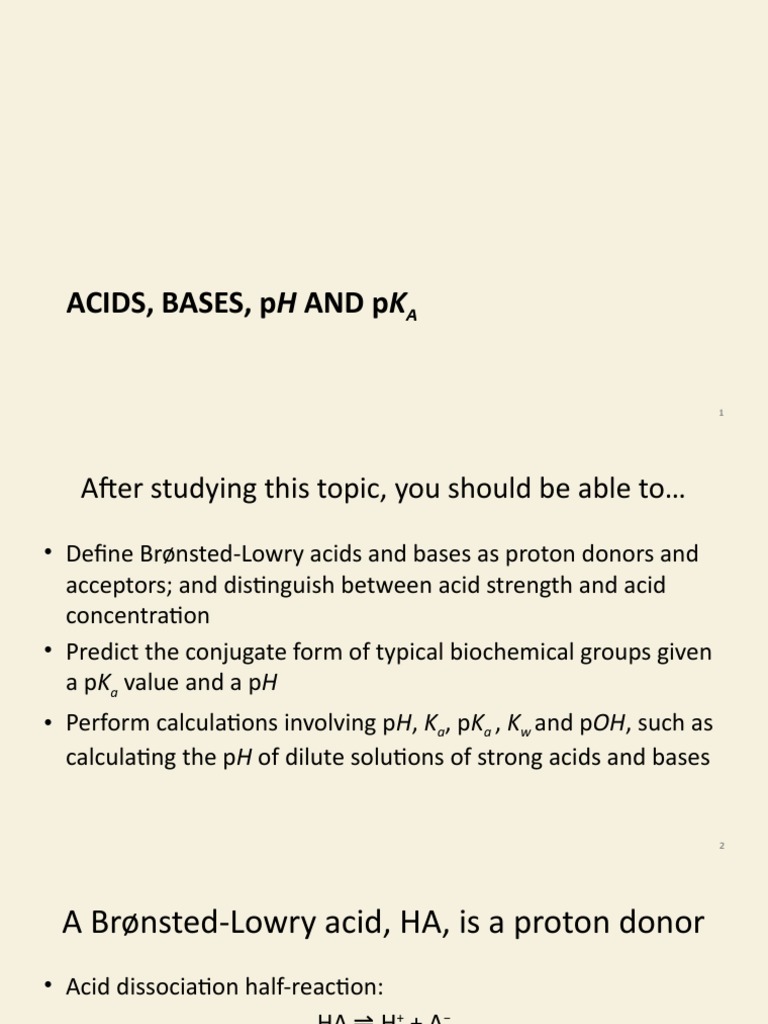 Understanding Acids, Bases, and pH | PDF | Acid | Ph