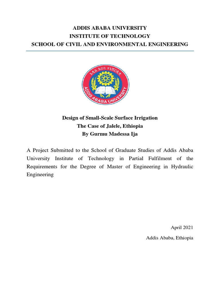Gurmu Madessa | PDF | Irrigation | Agriculture