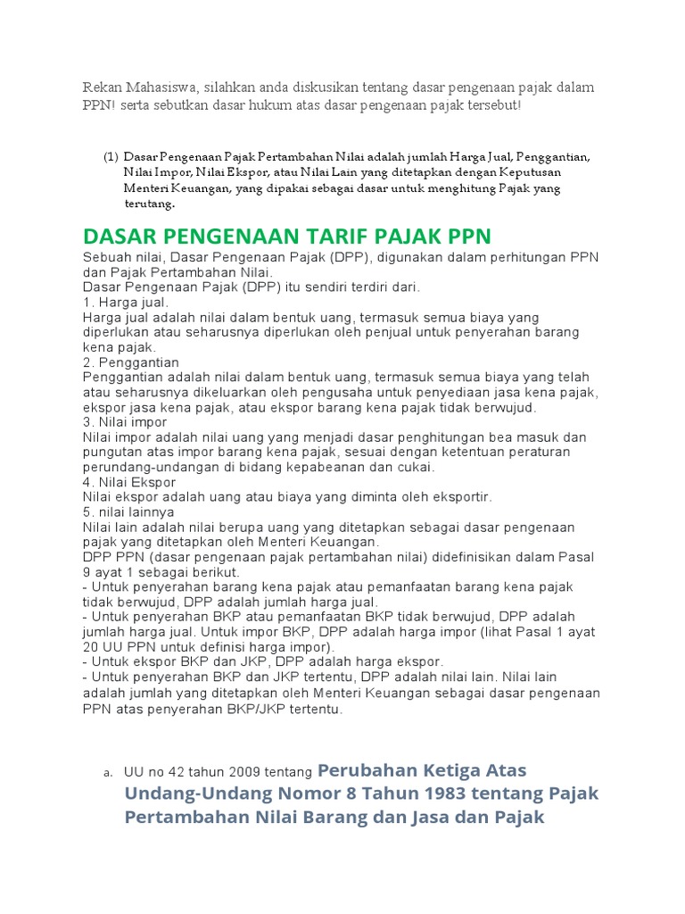 PPN 2 | PDF | Pengelolaan Keuangan & Uang | Hukum