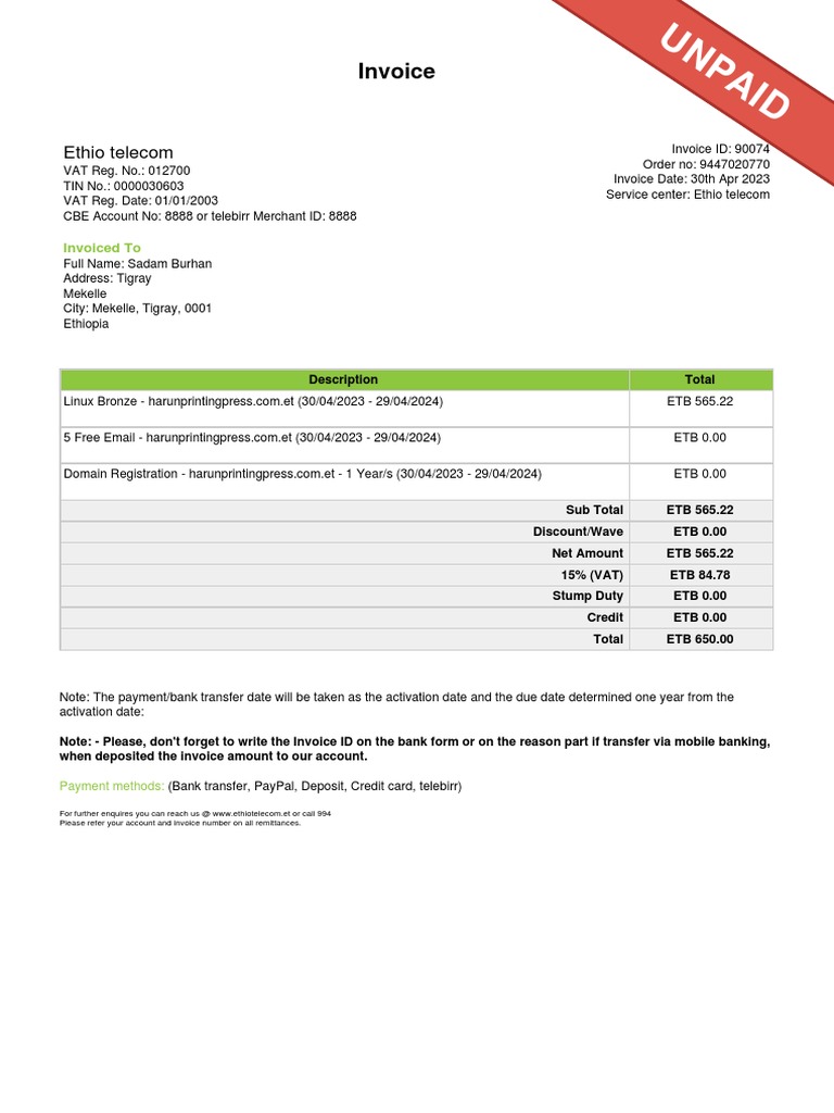 Invoice 90074 PDF | PDF