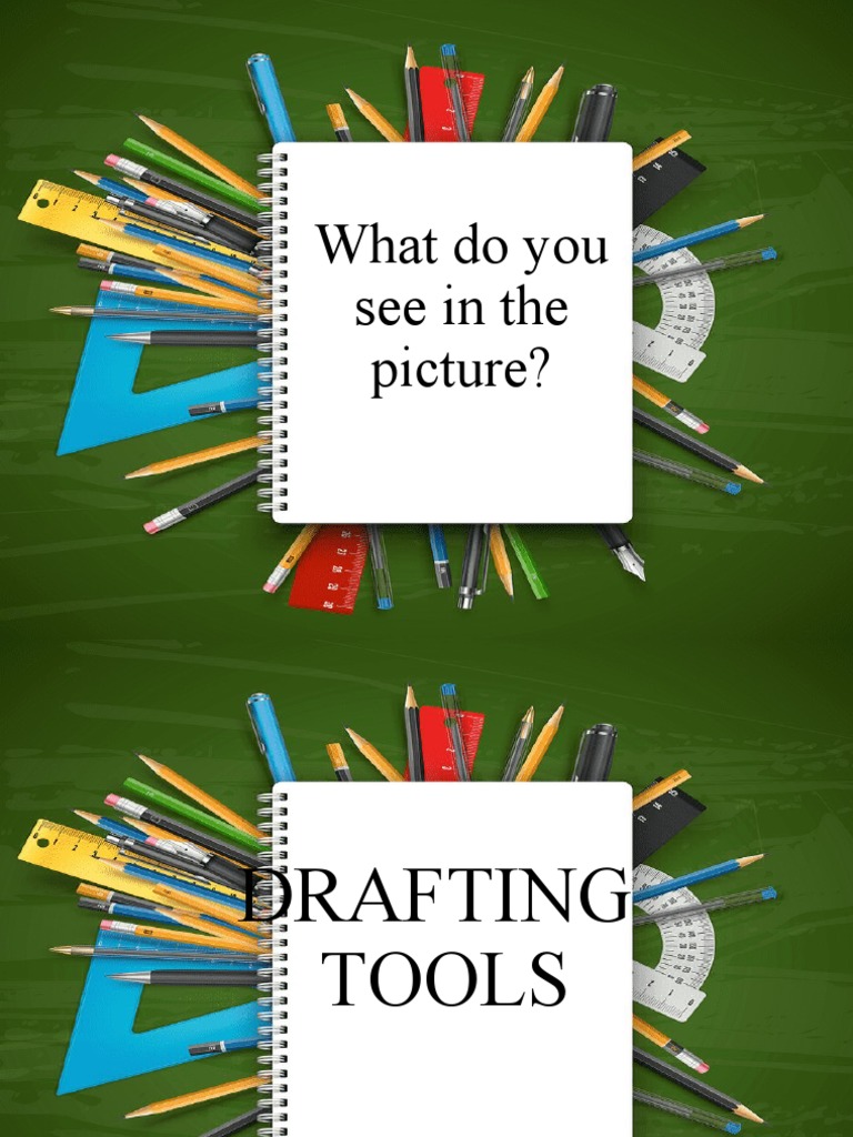 Lesson 2 1 Identifying and Preparing Drafting Tools 1 | PDF | Drawing ...