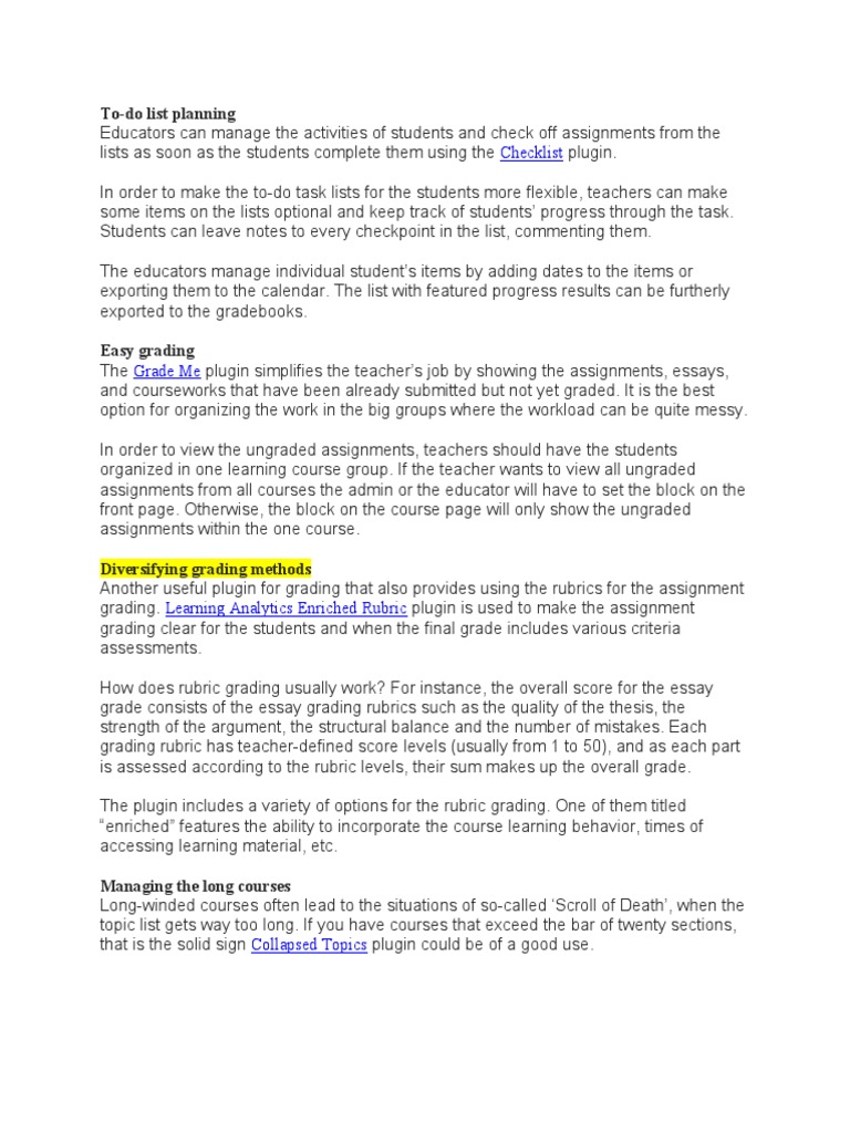 Plugins For New Moodle Self Learning And Agile Pdf 6648