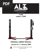2 Post Lifter - Manual | PDF | Elevator | Manufactured Goods