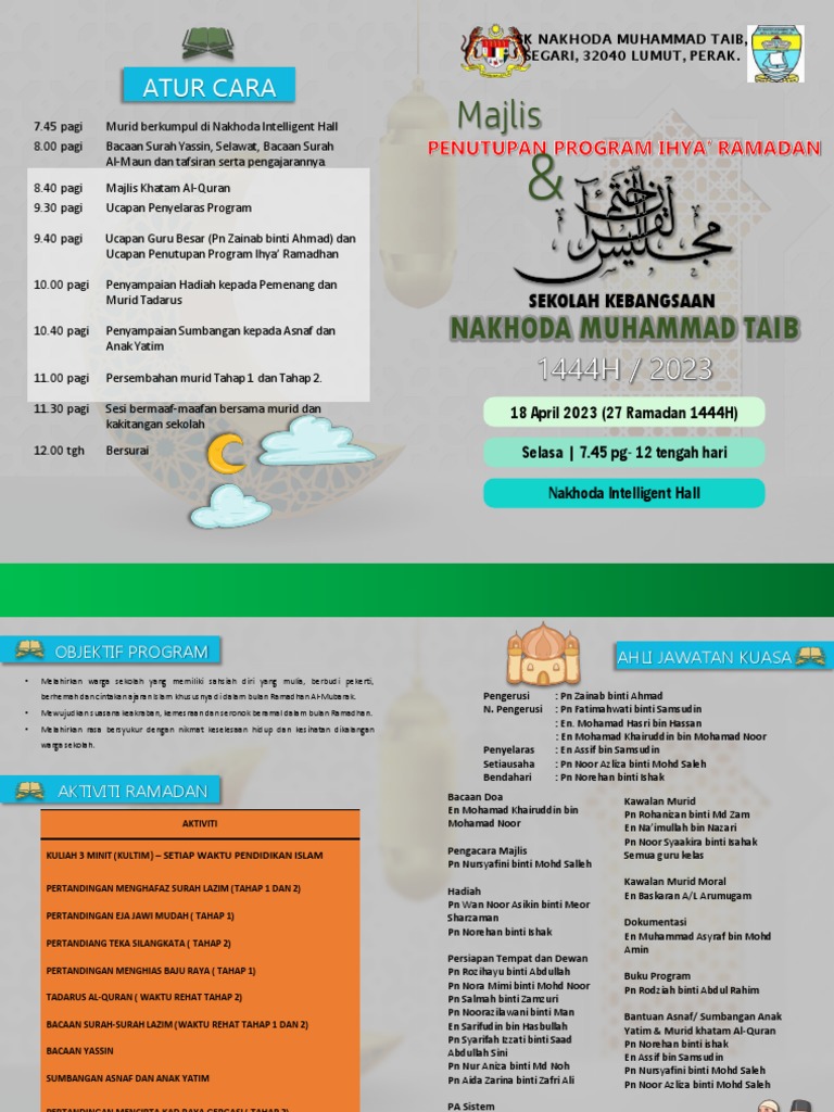 Buku Program Ihya Ramadan SKNMT | PDF