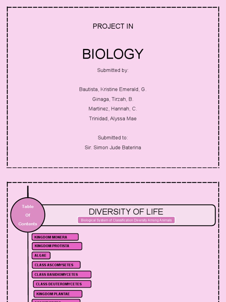 Project in Biology.pdf | PDF