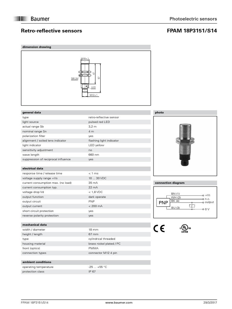 Retro Reflective Sensor Pdf Optics Waves