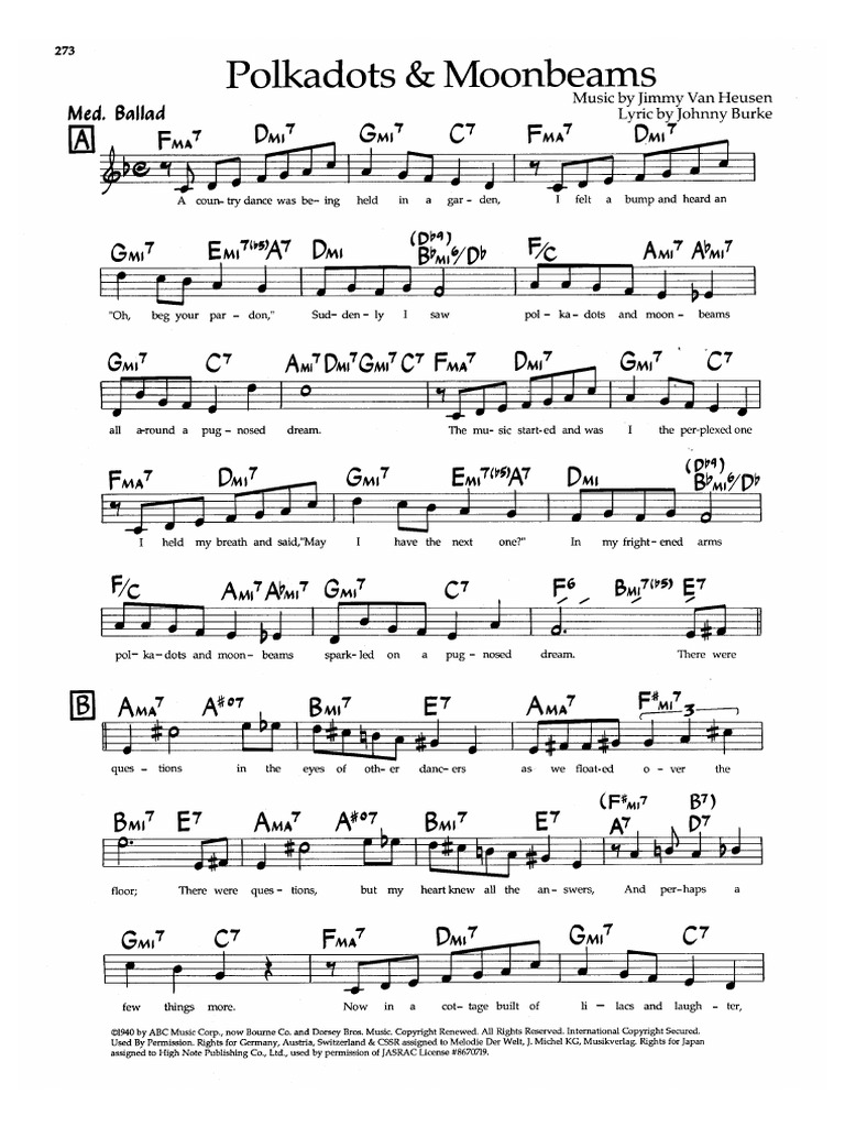 Polkadots and Moonbeams | PDF