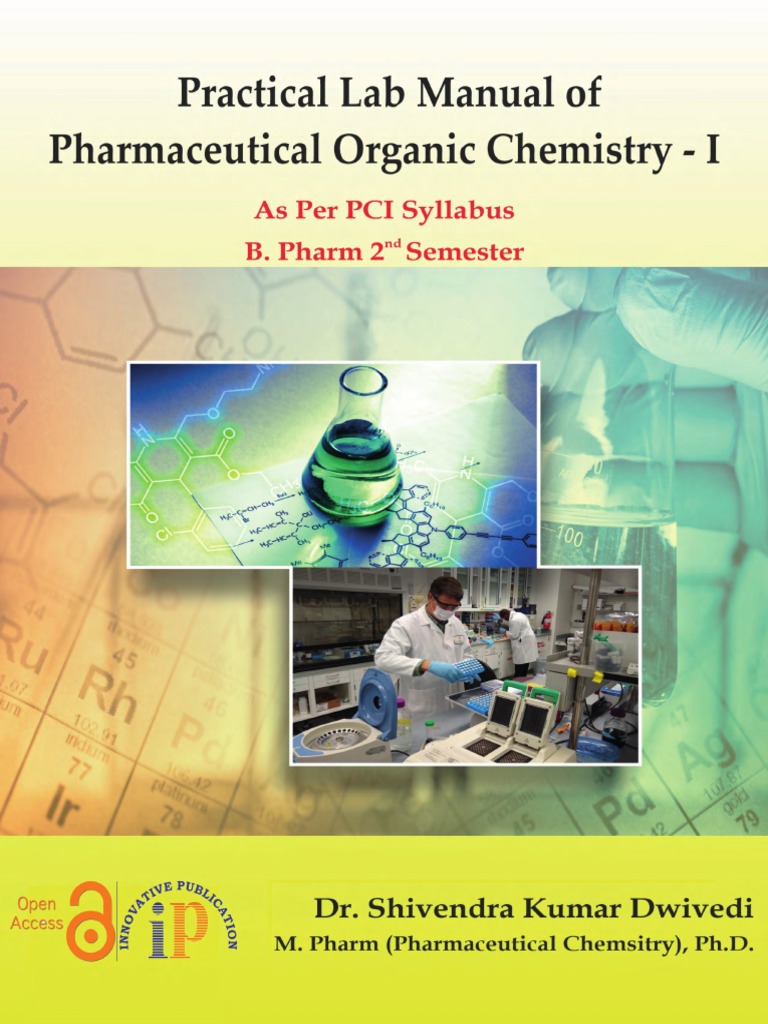 Practical Lab Manual of Pharmaceutical Organic Che 230417 225307 PDF ...