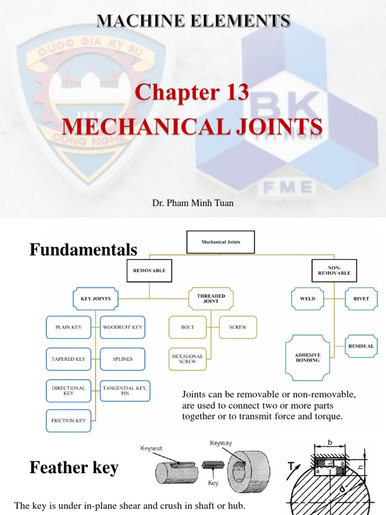 Chap 13 - Mechanical Joints PDF | PDF | Screw | Building Materials