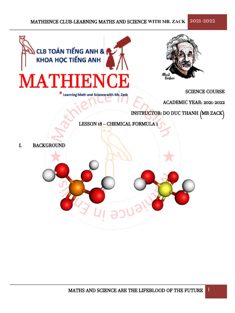 Chemical Formulas and Compounds Guide | PDF