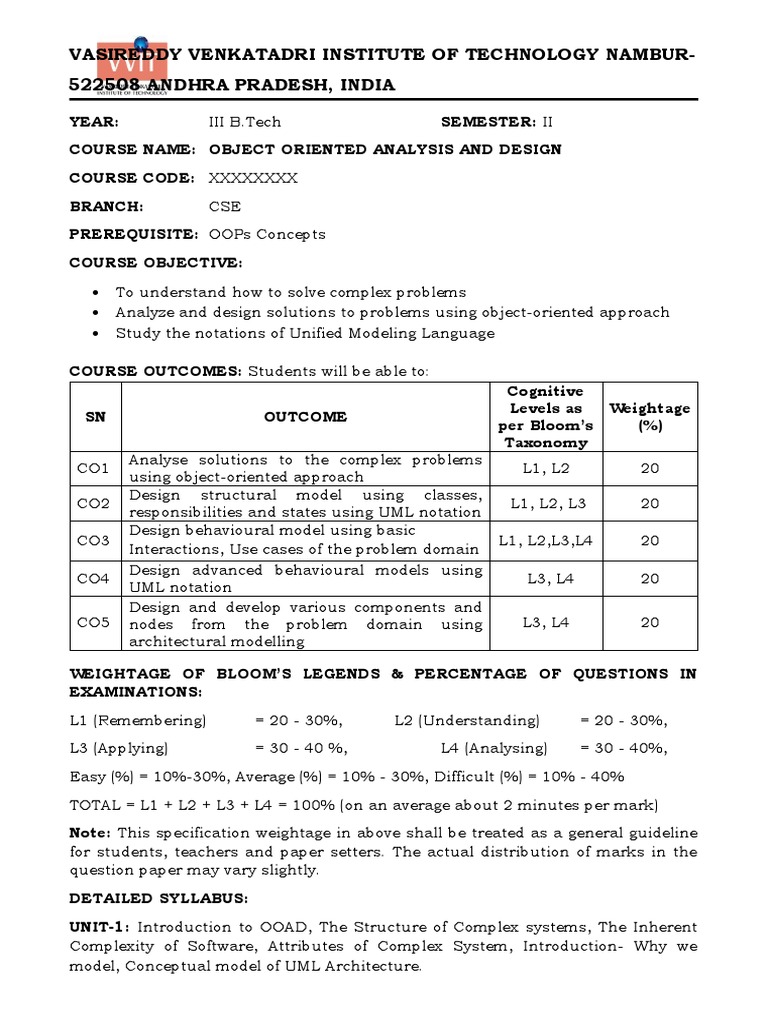 Ooad Model Paper 20 03 2023 Pdf Unified Modeling Language Use Case