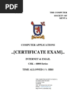 Computer Packages Final Exam Guide | PDF | Microsoft Word | Microsoft Excel