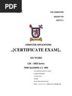 Desktop Publishing 2009-2021 Kcse Computer Studies Practical | PDF ...