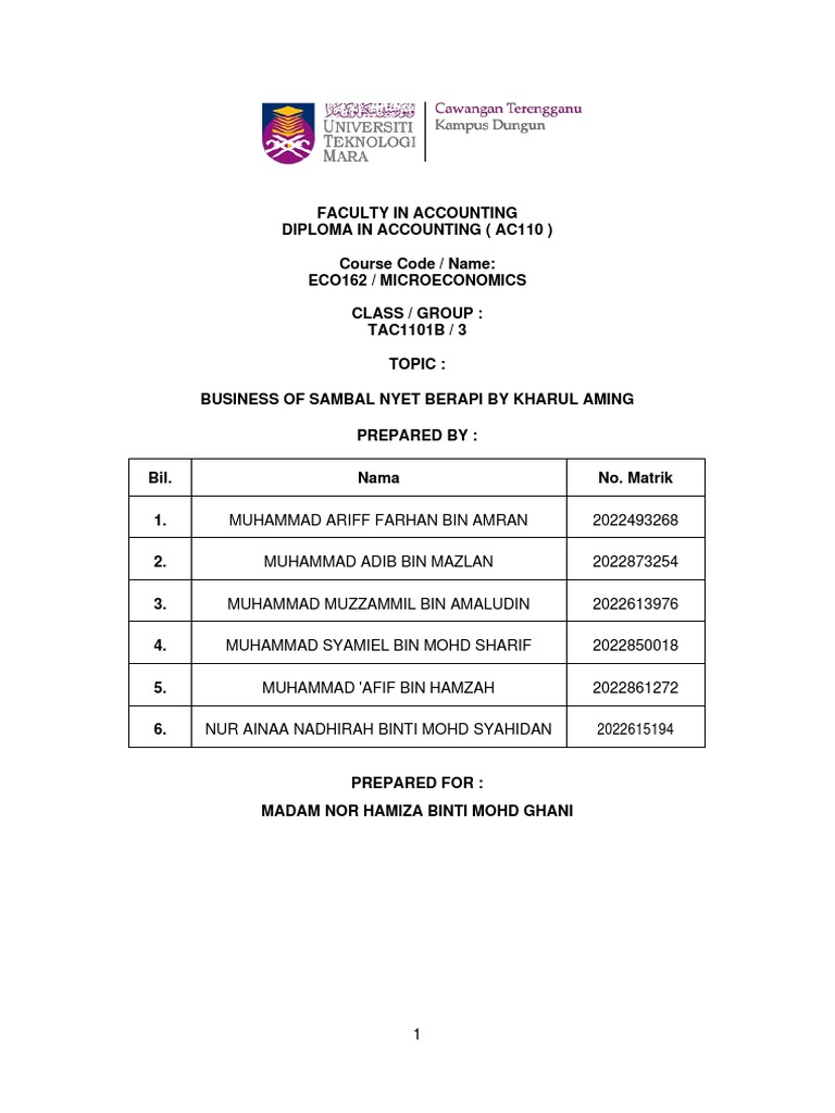 An Analysis of the Economic Concepts and Market Forces Shaping the ...