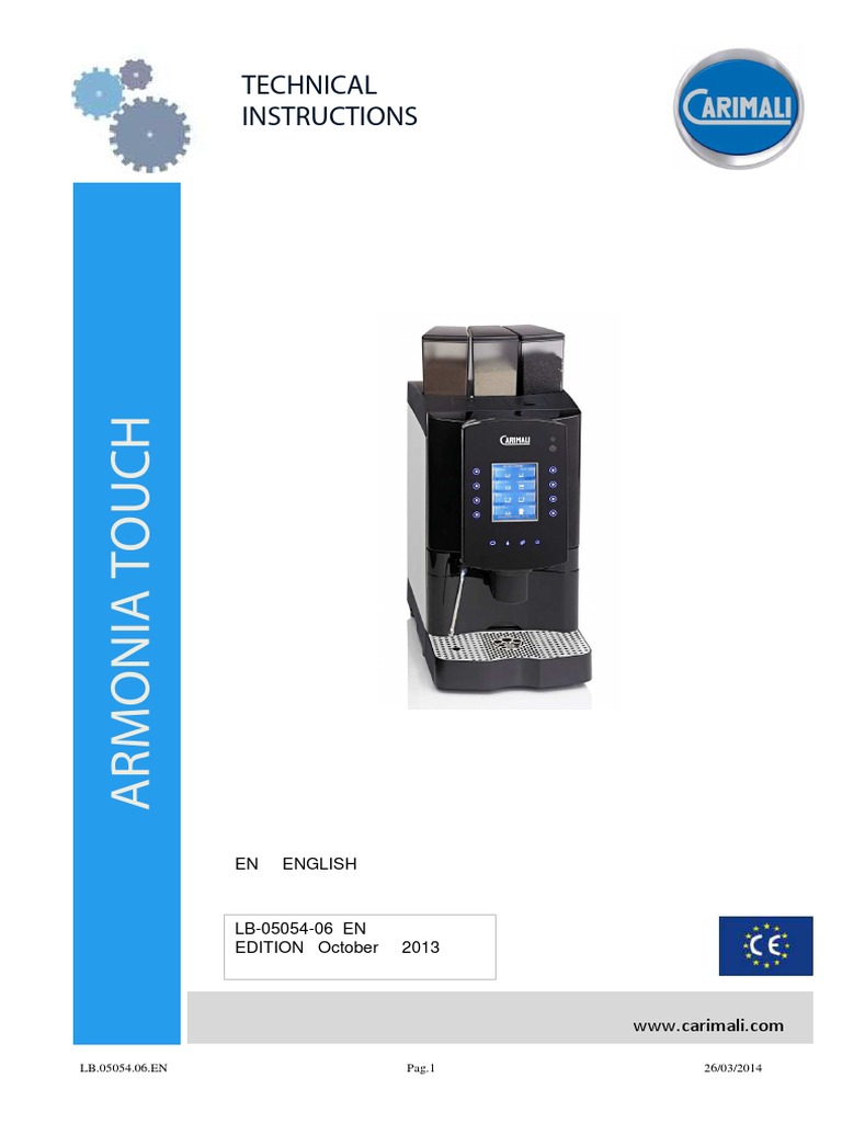 LB-05054-06-EN Armonia Touch Technical Manual.pdf | PDF