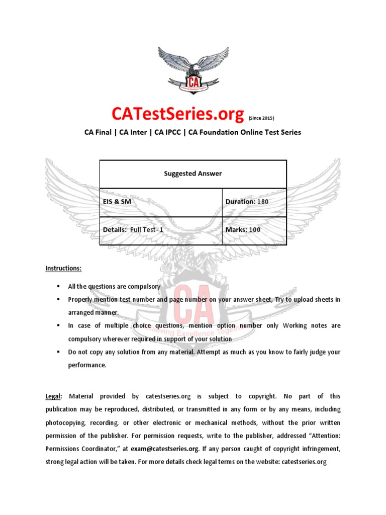 Ca Inter Eis SM Full Test 1 May 2023 Unscheduled Solution 1674123881 ...