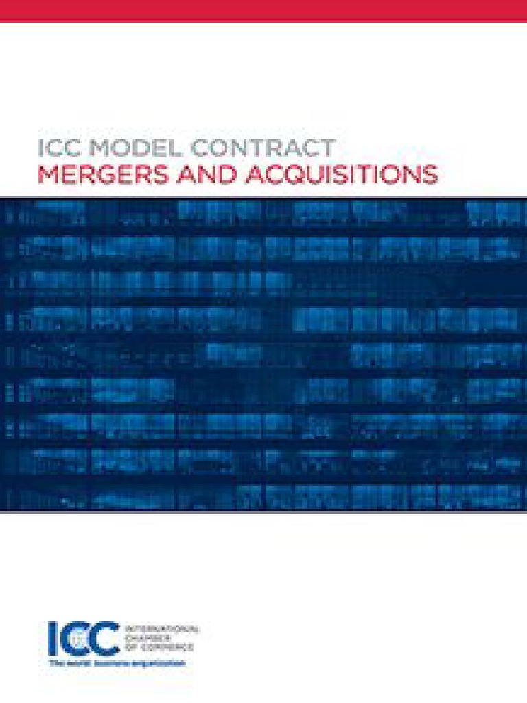 ICC Model Mergers and Acquisitions Contract_model contract.pdf | PDF ...