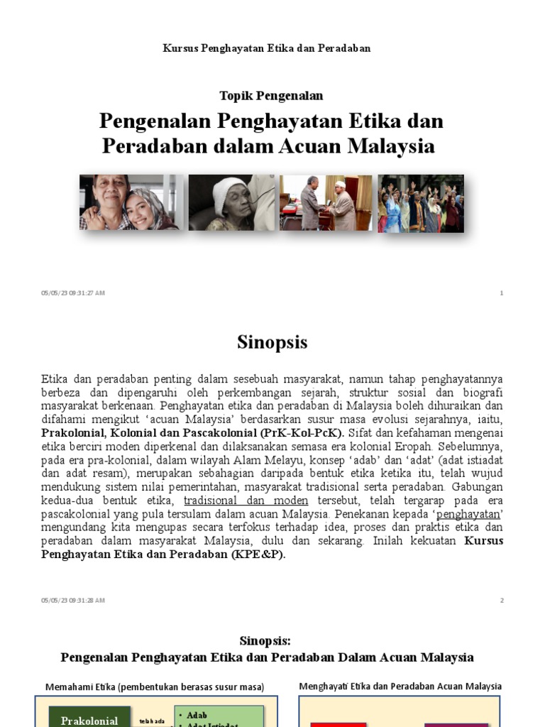 01 Pengenalan - Pengenalan Penghayatan Etika Dan Peradaban Acuan ...