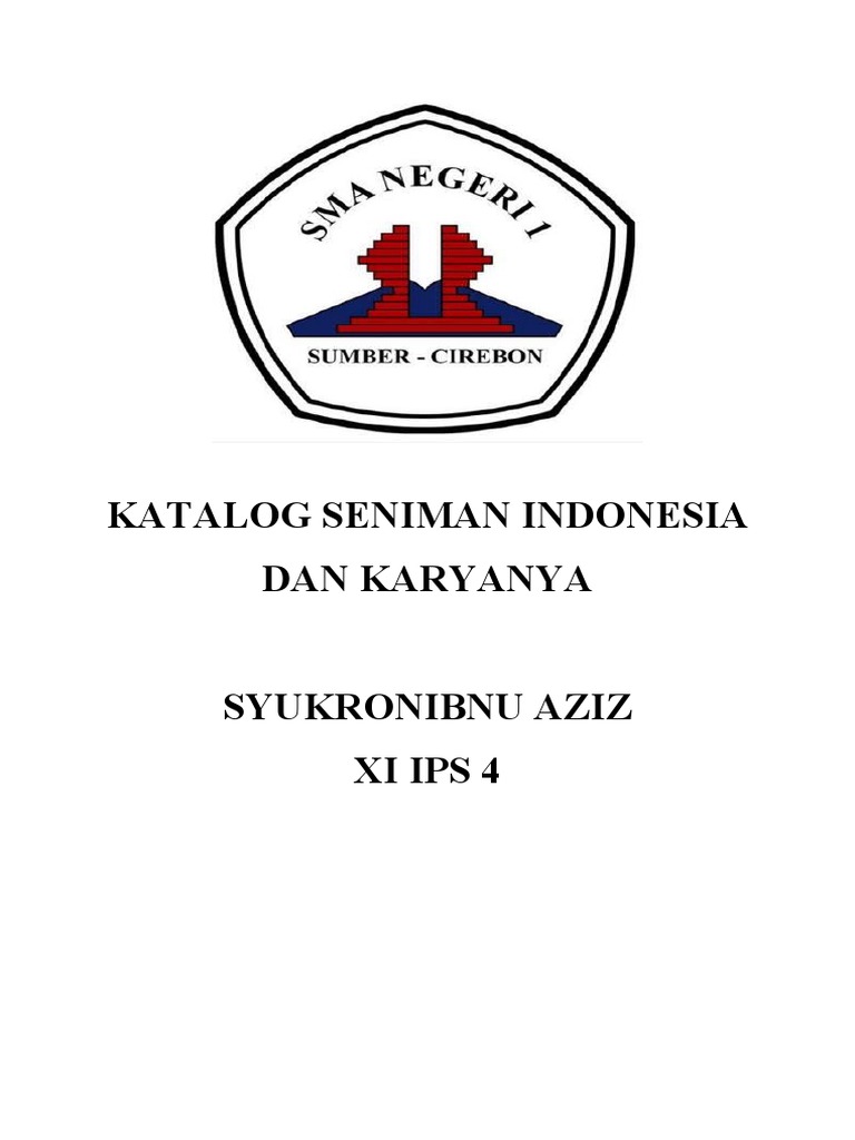 Katalog Seniman Indonesia Syukron | PDF