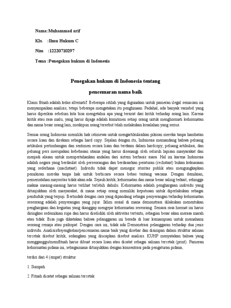 Contoh Essay | PDF