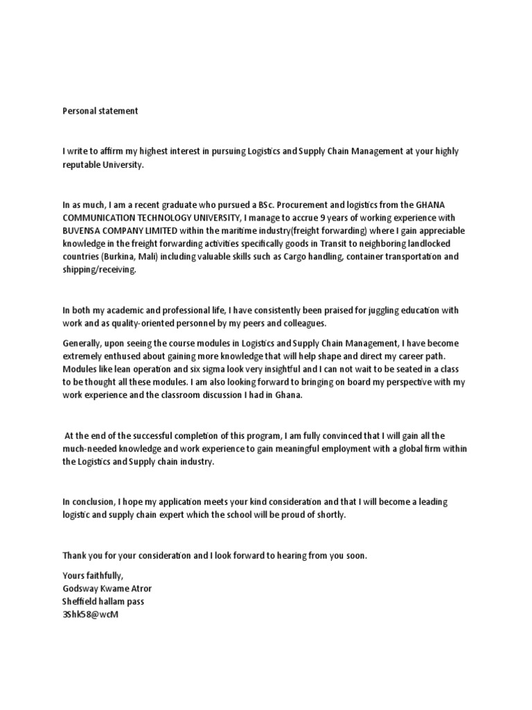 Personal statement.docx | PDF