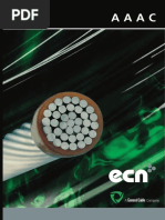 DeAngeli AAAC Conductor Data Sheet | PDF | Electrical Resistivity And ...