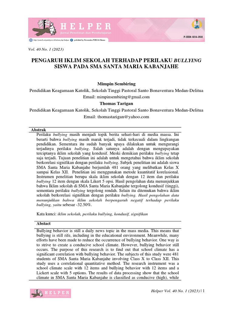 1 +Mimpin+Sembiring,+Thomas+Tarigan PDF | PDF | Kesehatan Holistik