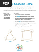 Paper Dome Instructions | PDF | Dome