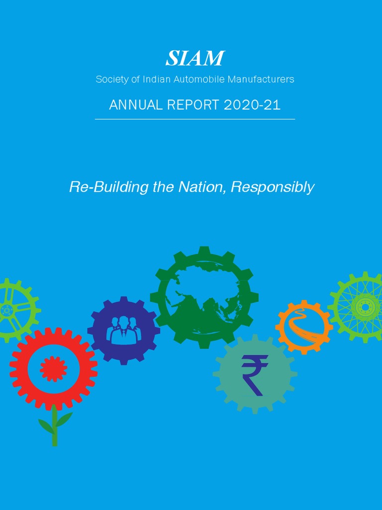 SIAM Annual Report 2020-21 Overview | PDF | Business | Finance & Money ...